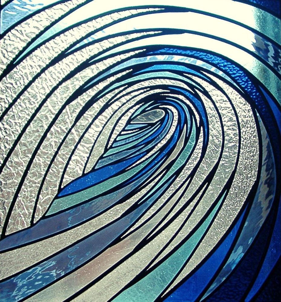 surf art11 - Sea Shore Stained Glass